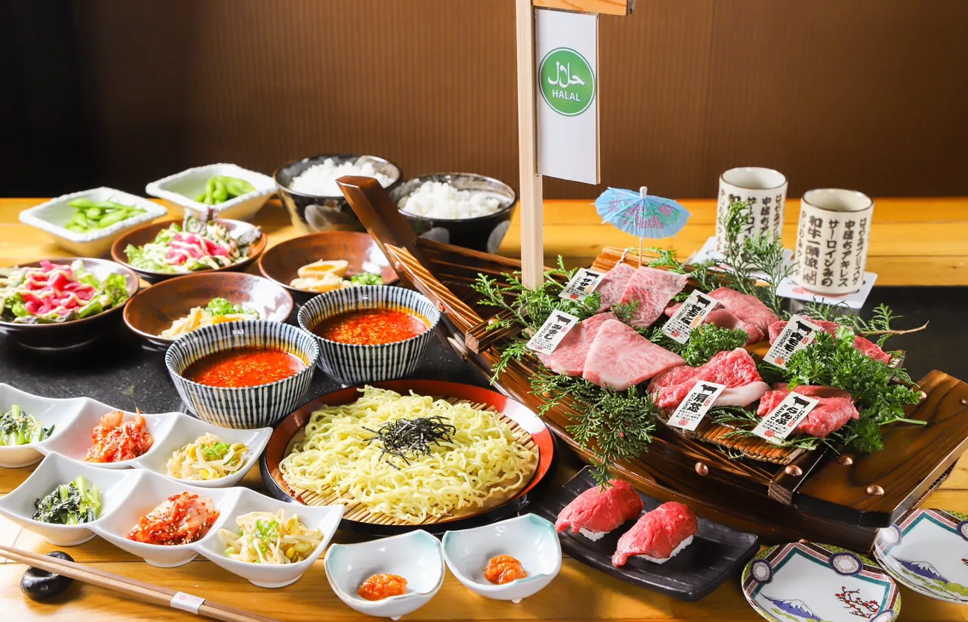 Halal Menu | 【Official】Kobe Beef Yakiniku Halal Wagyu Nikubei Akasaka ...